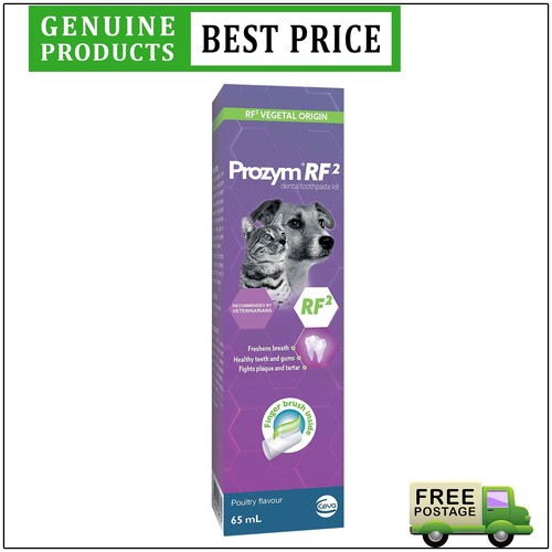 Prozym RF2 Dental Toothpaste Kit For Cats And Dogs 65 ML For Oral ...
