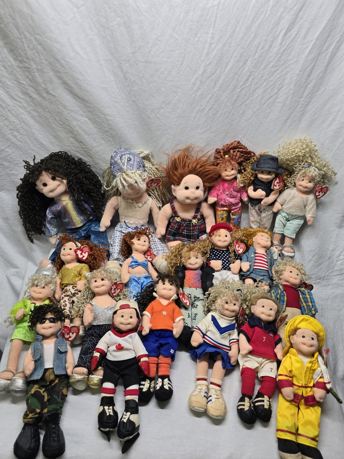 20 TY Beanie Kids And Boppers Mixed Lot From 2000's / Beanie Babies ...