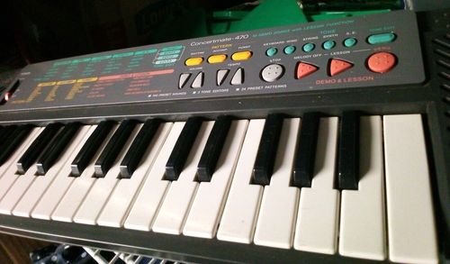 Radio Shack Concertmate 470 Portable Electronic Keyboard 42-4019 Synth ...