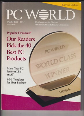 PC World Mag The Best 40 PC Products October 1985 121019nonr | eBay