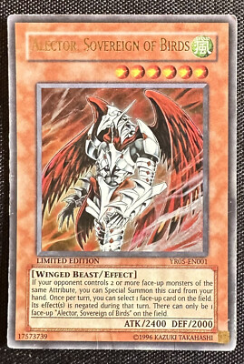 YUGIOH Alector, Sovereign of Birds YR05-EN001 Ultra Rare Limited ...