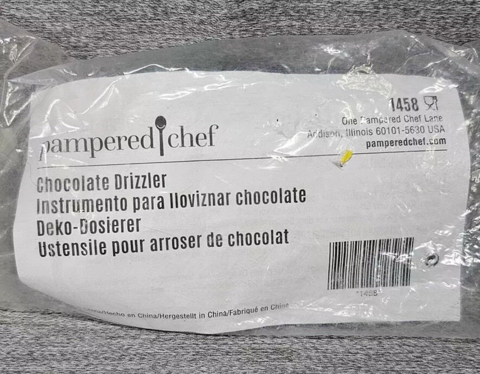 Pampered Chef -Icing Chocolate Drizzler for Candy And Cookie Decorating ...
