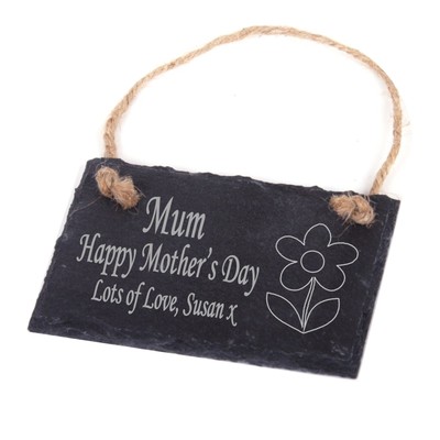 Personalised Engraved Slate Plaque/Sign Mum Mummy - Mothers Day Gift ...