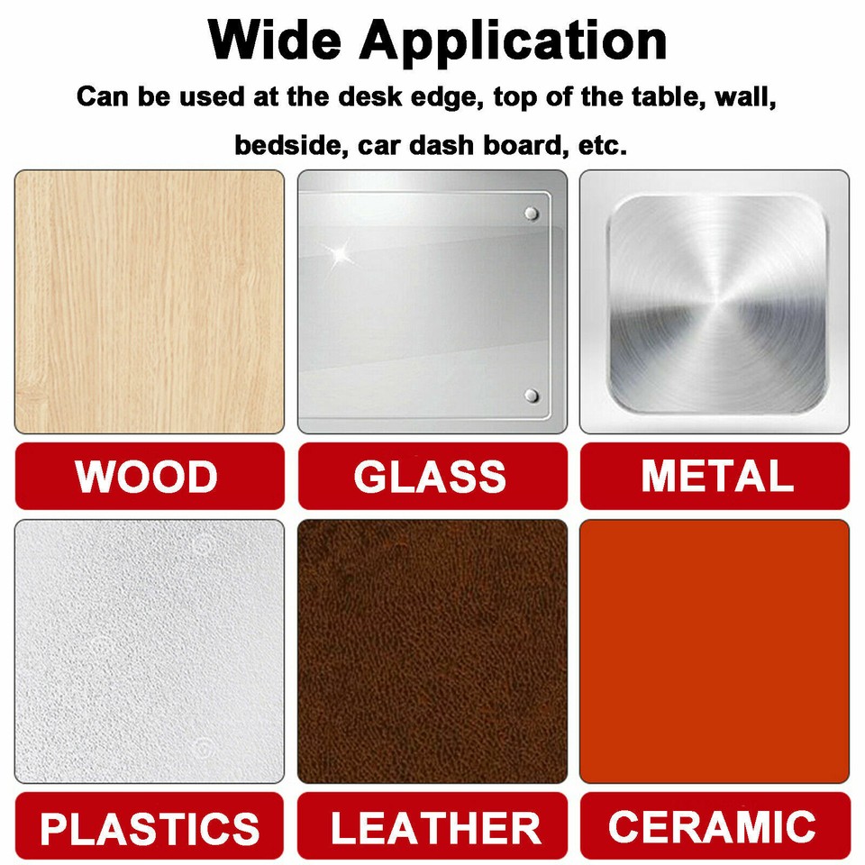 Self Adhesive Wire Cable Clips Cord Organizer Holder Clamp Wall Desk ...