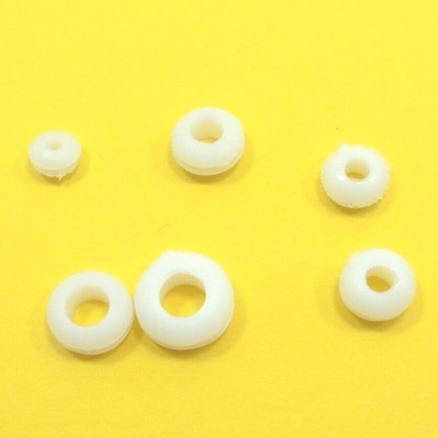 Pack of 5 White Wiring Open Grommets - Rubber Open Grommet Hole | eBay UK