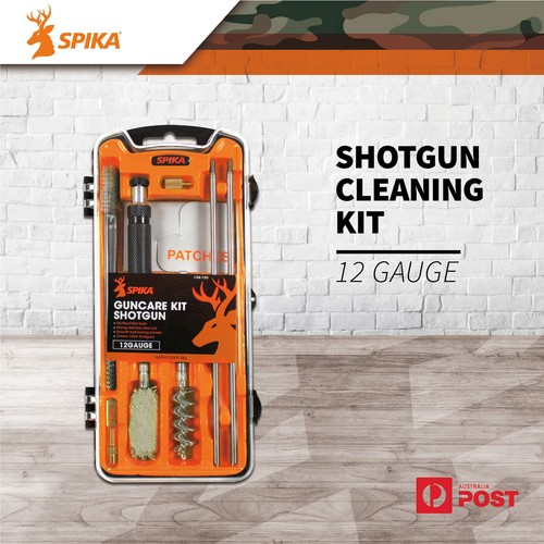 Spika Gun Shotgun Maintance Cleaning Kit Rod Mop Brush Jag12 Gauge #csk ...