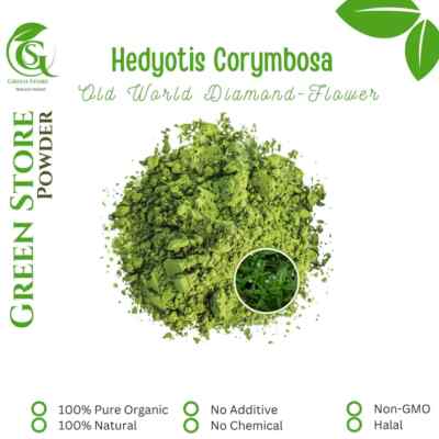 Organic Pure Powder Of Old World Diamond-Flower Oldenlandia (Hedyotis ...