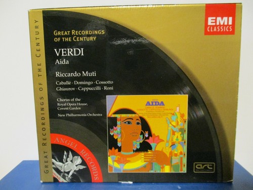 Verdi - Aida - Riccardo Muti, Domongo etc.- 3 CD Set - MINT cond. - E21 ...