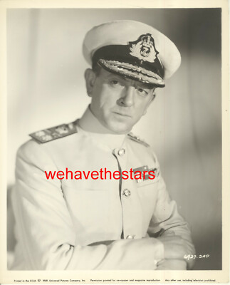 VINTAGE John Clements CHARACTER ACTOR '59 SILENT ENEMY Publicity ...