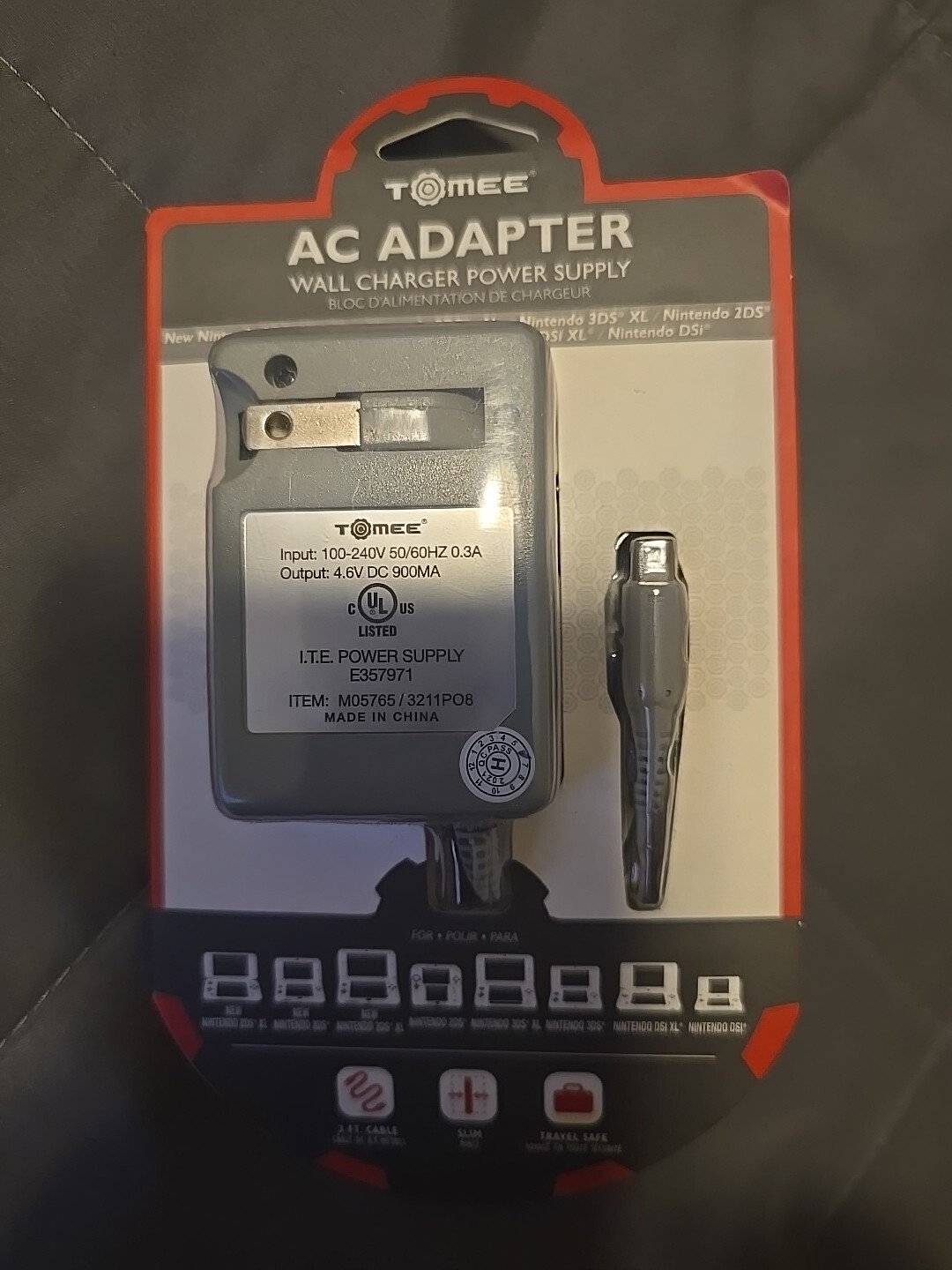 NEW Tomee AC Adapter - M05765 Nintendo DSi DSi XL 3DS 3DS XL 2DS New ...