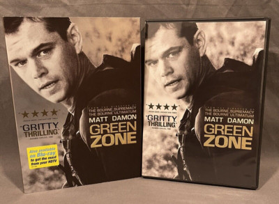 Green Zone - Matt Damon (DVD, 2010) Like New With Slip Cover ...