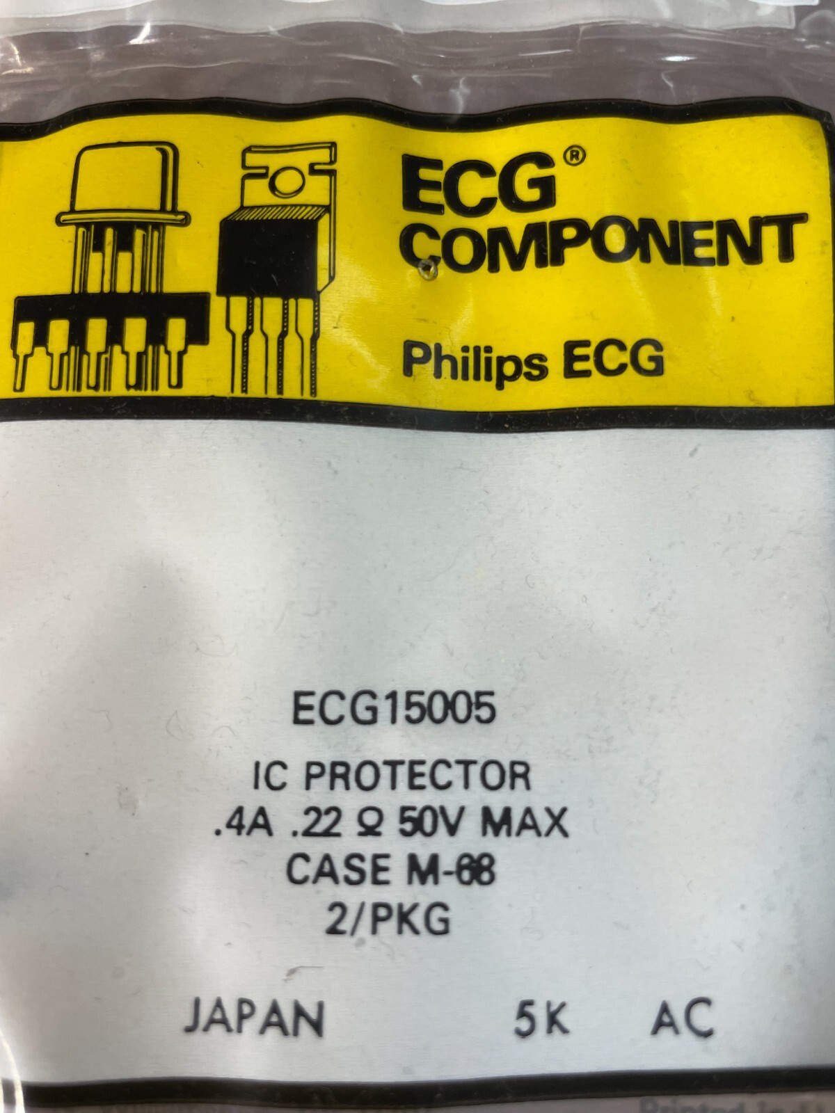 ECG15005 IC-PROTECTOR 0.6A | eBay