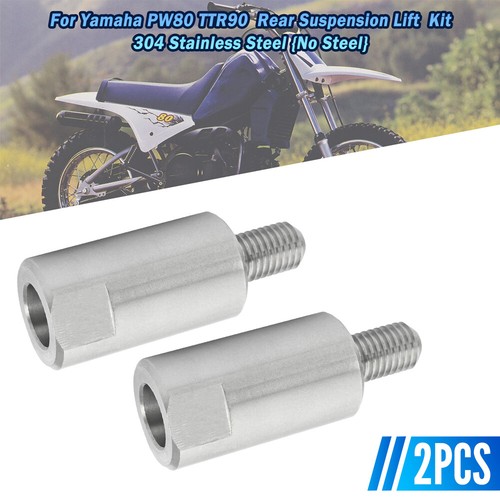 2PCS Rear Shock Extender FIT FOR Yamaha PW80 TTR90 rear suspension LIFT ...