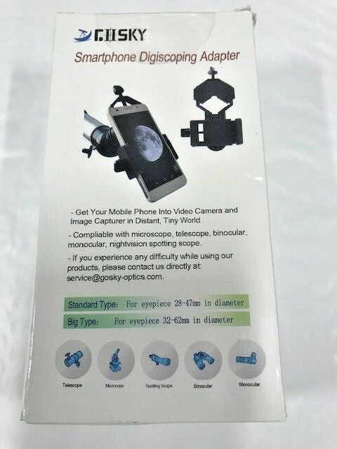 Gosky Universal Cell Phone Adapter Mount - Compatible with Binocular ...