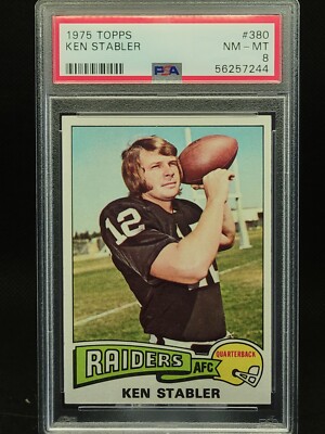 1975 Topps 380 Ken Stabler PSA 8 | eBay