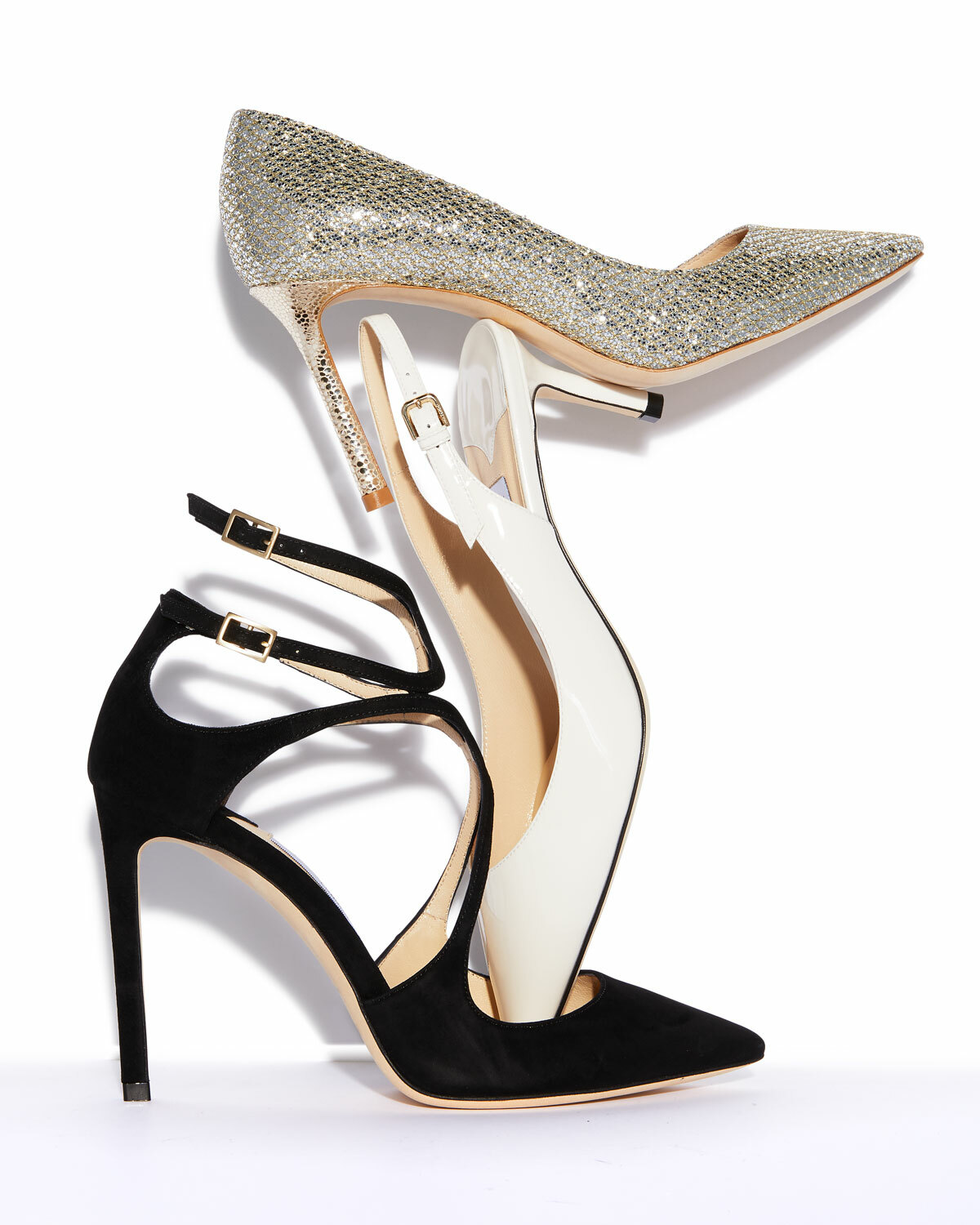 NIB NEW Jimmy Choo Romy 100 pumps glitter champagne gold 37 38 $675+ | eBay