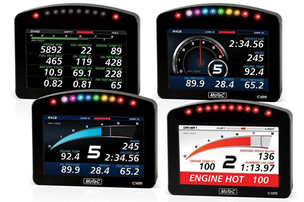 Motec C125 Colour Display Dash Race Kit (Enabled) | eBay Australia