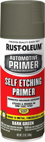 Rustoleum Self Etching Primer (3 - Spray Cans) 12 Oz Formula Stops Rust ...