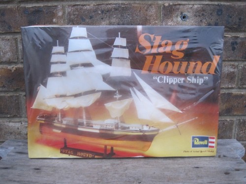 Vintage Revell Stag Hound Clipper Ship Plastic Model Kit 1:150 Scale ...