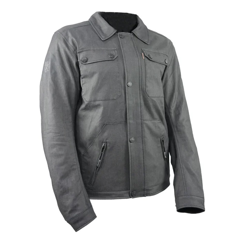 Gryphon Renegade Gray Canvas Motorcycle Jacket Women's Sizes XS - 2X | eBay
