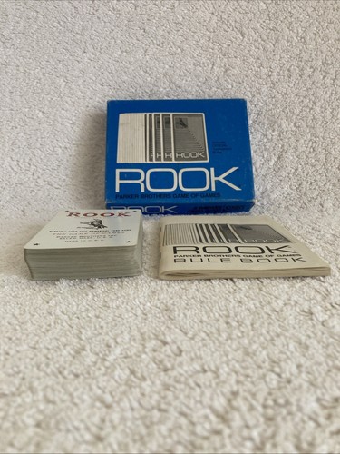 Vintage ROOK Card Game Parker Brothers Four Suit Numerical Complete ...