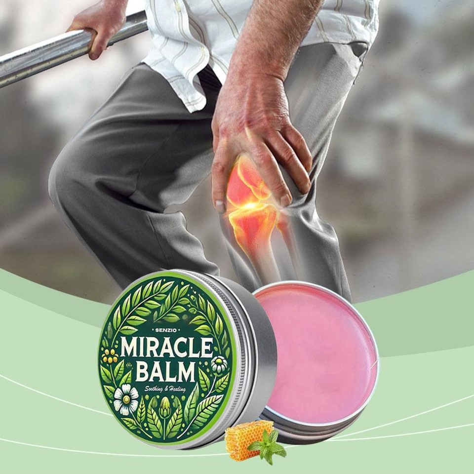4Pcs Senzio-Miracle Balm,New Soothing Joint Cream for Back,Hands,Feet ...