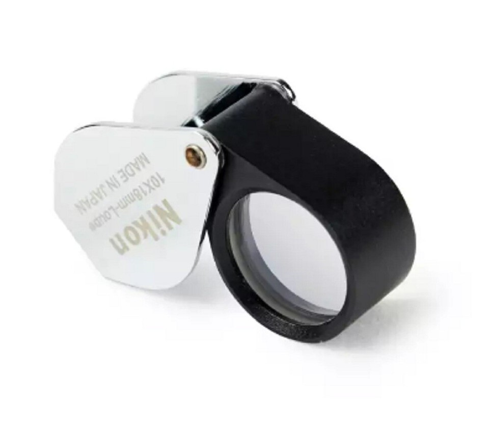 Nikon Full HD 10x18 mm Lens Jewellers Eye Amulet Loupe Folding Pocket ...