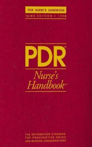 PDR Nurse's Handbook by Medical Economics 9781563632600 | eBay
