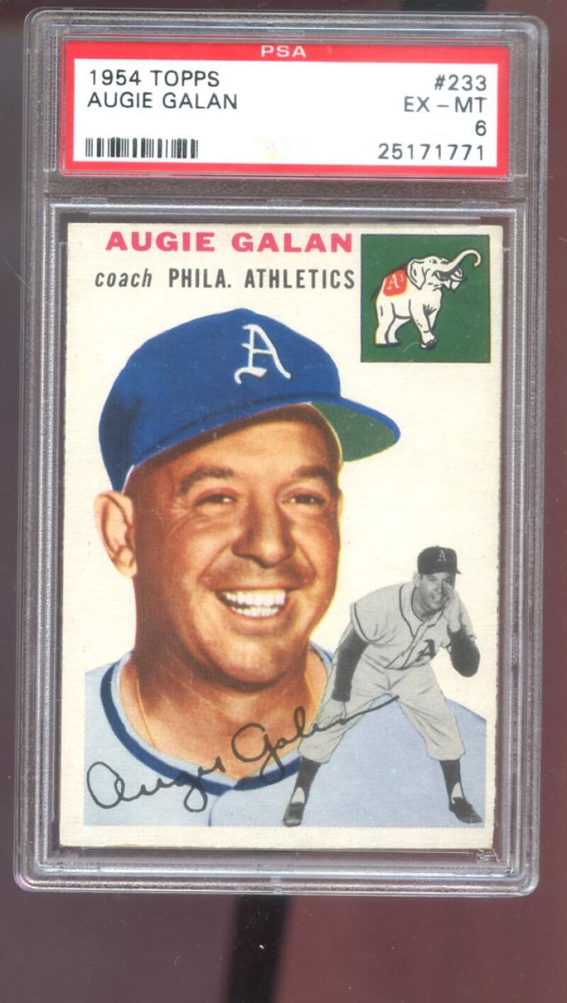 1954 Topps - #233 Augie Galan for sale online | eBay