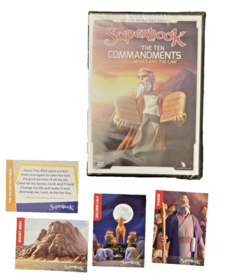 SUPERBOOK The Ten Commandments Moses And The Law DVD New | eBay