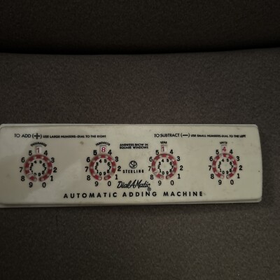 Cash Register, Adding Machines - Dial-A-Matic Automatic Adding Machine