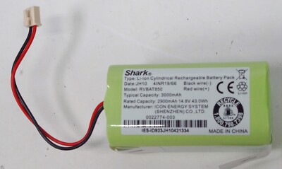 Shark RV1001AE RV1001 UR1005AE RV1101ARUS UR1105ARUS Battery 3000mAh ...