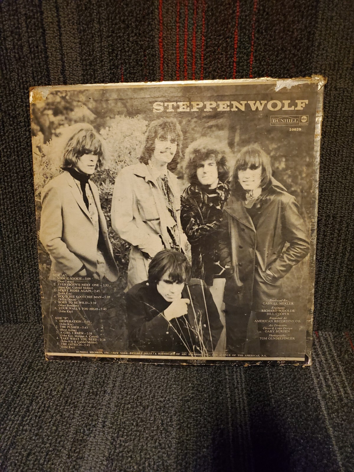 "Original" 1968 SteppenWolf Self Titled Album Vinyl Record | eBay
