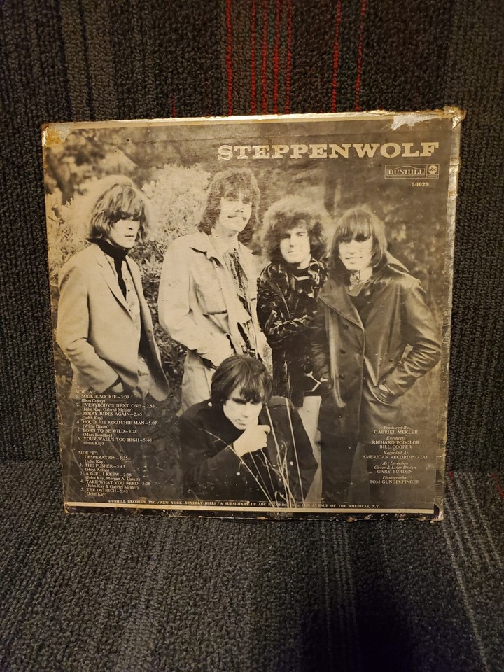 "Original" 1968 SteppenWolf Self Titled Album Vinyl Record | eBay