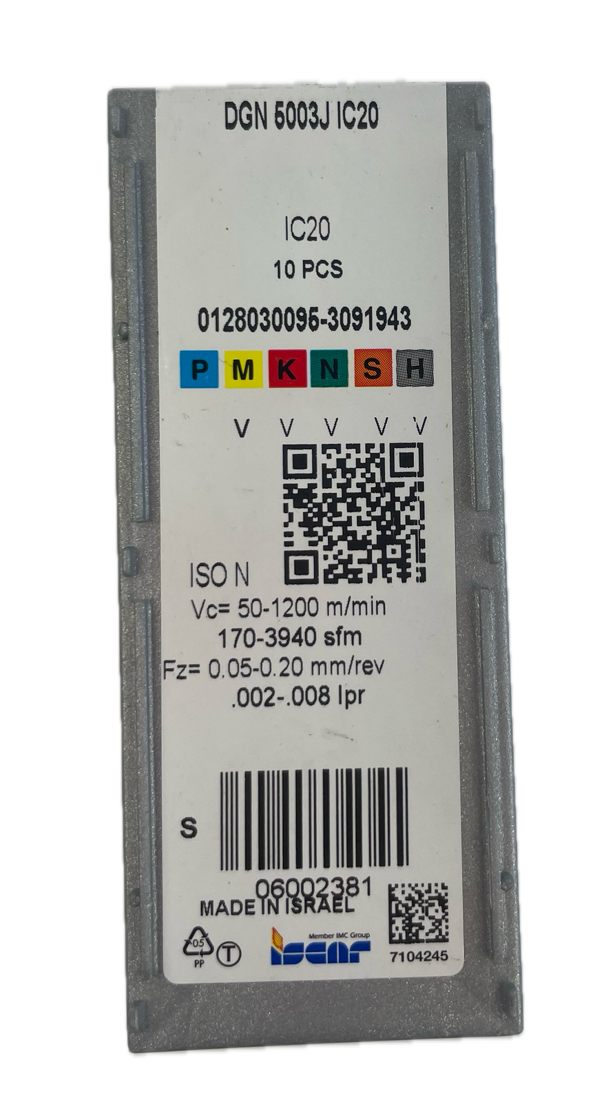Płytka ISCAR DGN 5003J IC20 | eBay