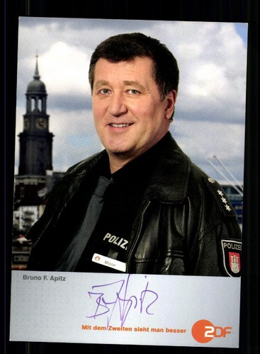 Bruno F. Apitz Notruf Hafenkante Autogrammkarte Original Signiert # BC ...