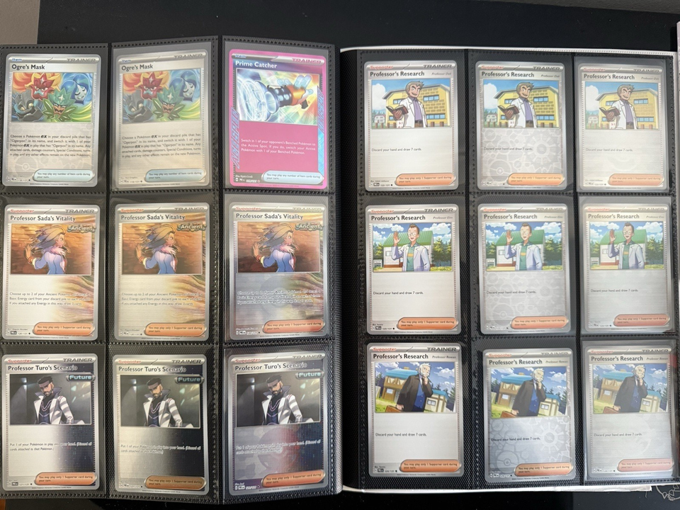 Pokemon Prismatic Evolutions Master Set 1-143 Pokeball Reverse Base Set ...