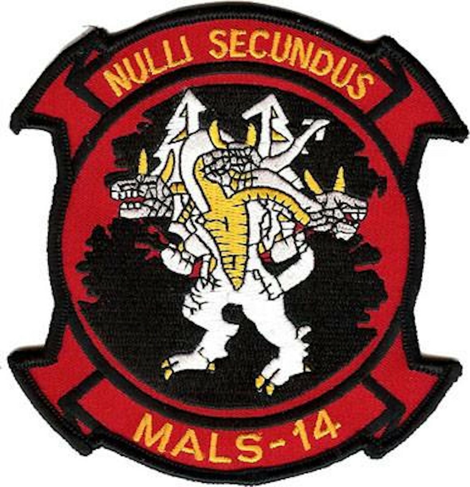 4.5" USMC MARINE CORPS MALS-14 DRAGONS NULLI SECUNDUS AIR WING ...