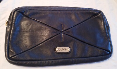 Botkier black leather clutch purse | eBay