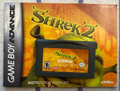 Shrek 2 (Nintendo Game Boy Advance, 2004) With Manual 47875806375| eBay