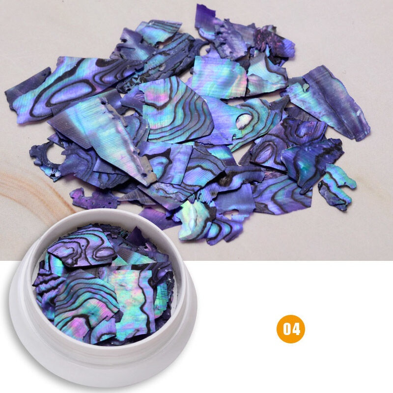 1 Box Shell Paper Abalone Flake Slice Sequin Fragment DIY Crafts Nail ...