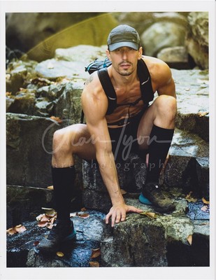 Alan Lyon Original Male Photo gay interest (15) Hiking with Kree 2 | eBay