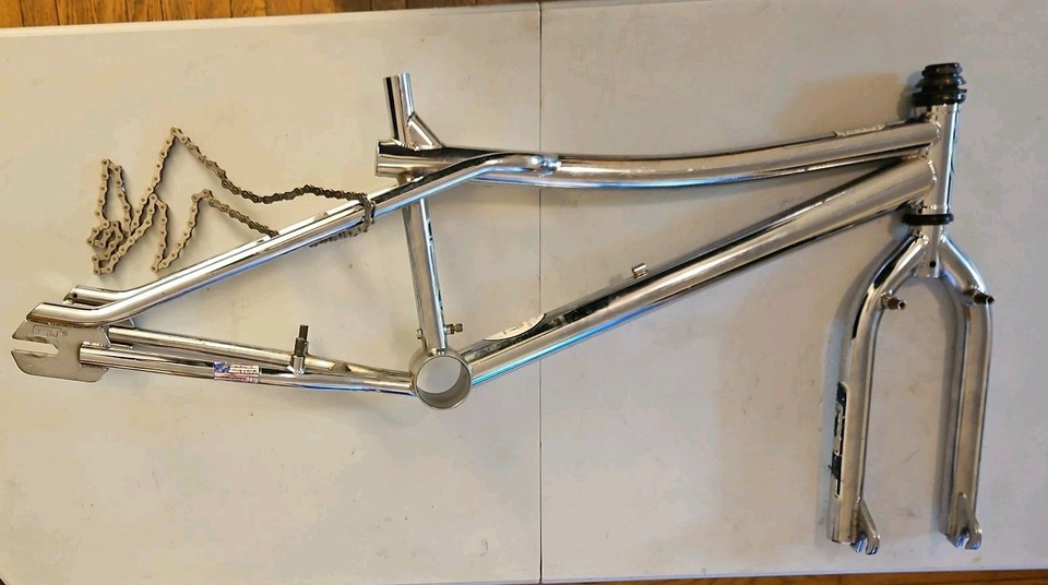 GT Bmx Performer Frame And Fork Chrome Chromoly | eBay