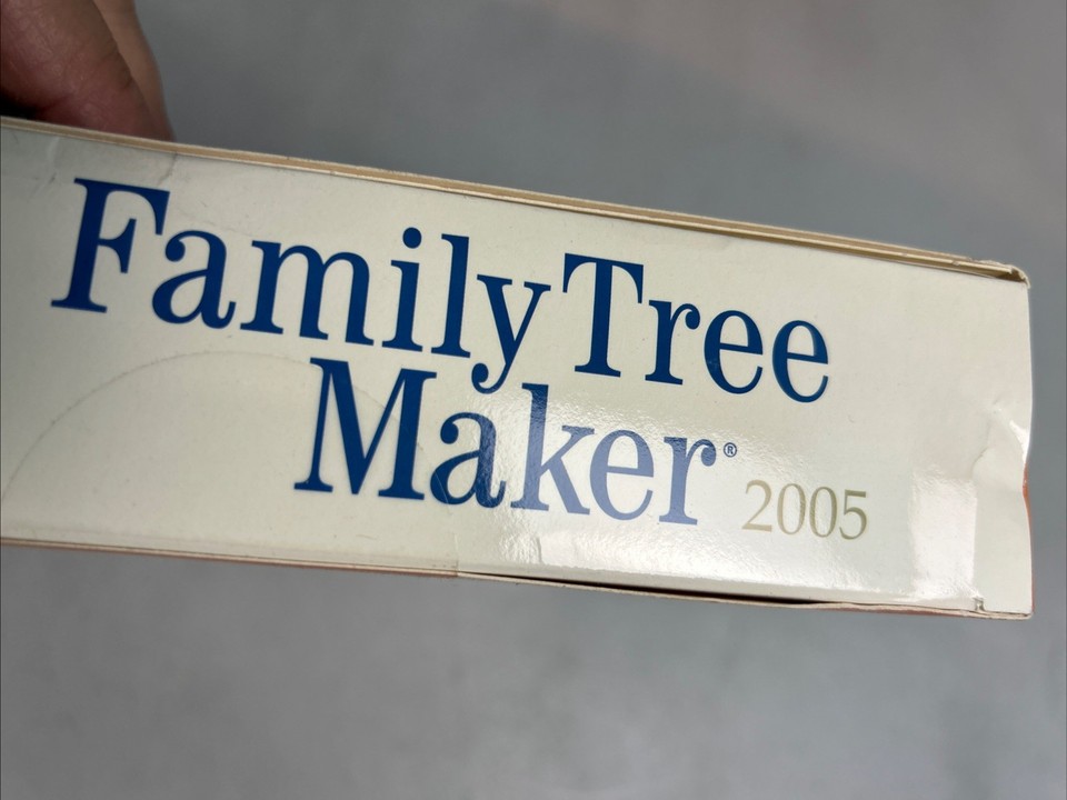 Family Tree Maker 2005 12 Ed PC CD genealogy search build share ...