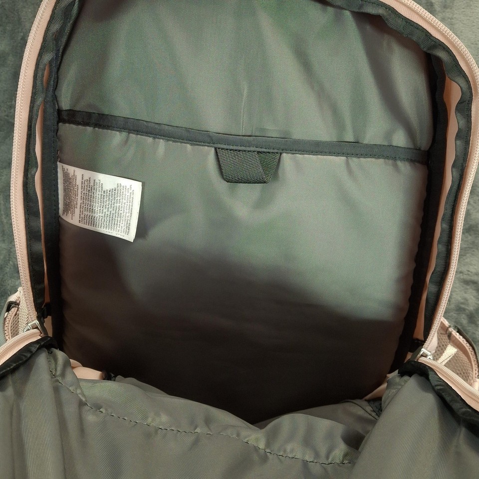 The North Face Jester Pink Backpack Womens 15" Laptop School Travel Bag ...