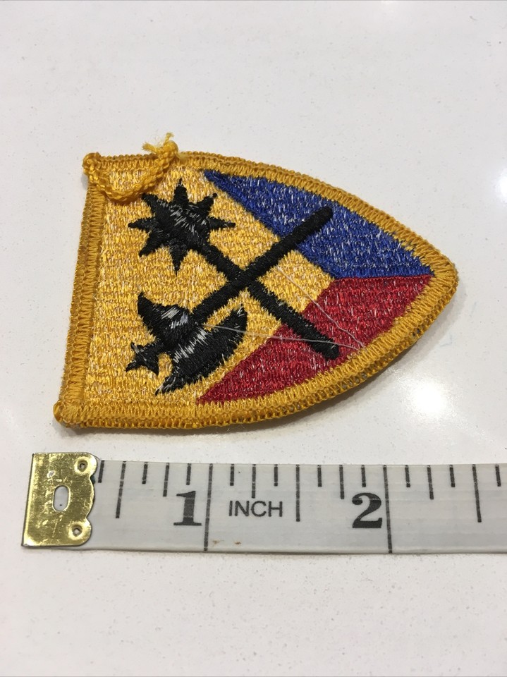 ORIGINAL VIETNAM ERA PATCH U.S. ARMY 194th ARMORED BRIGADE MERROW EDGES ...