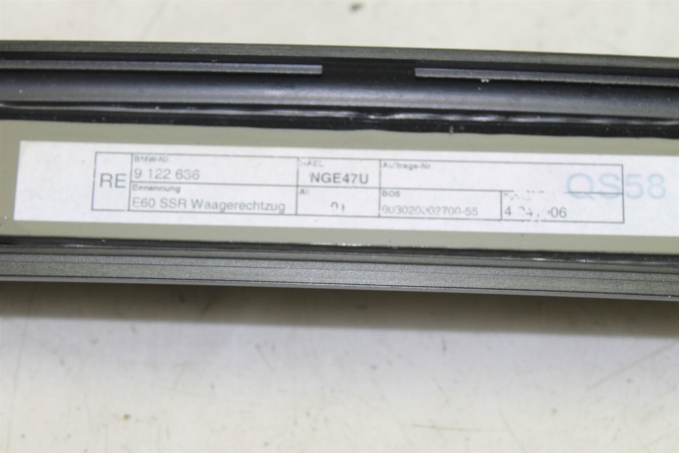 OEM BMW E60 525i 04-07 Right Rear Window Sun Shade Blind Roller ...