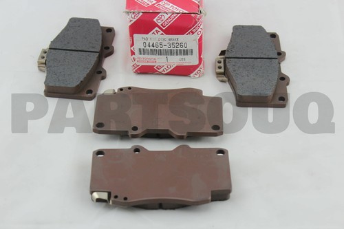 0446535260 Genuine Toyota PAD KIT, DISC BRAKE, FRONT 04465-35260 | eBay