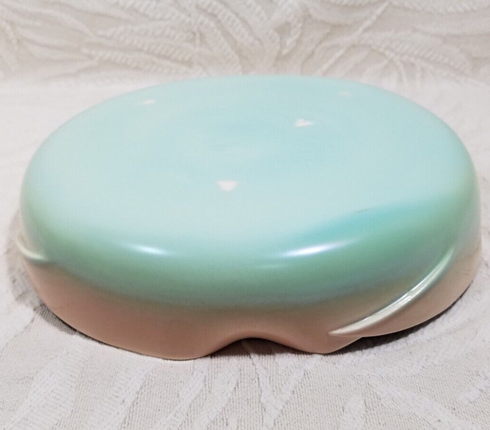 FLOWER FROG SAILBOAT & DISH HALDEMAN CALIENTE CALIFORNIA POTTERY AQUA ...