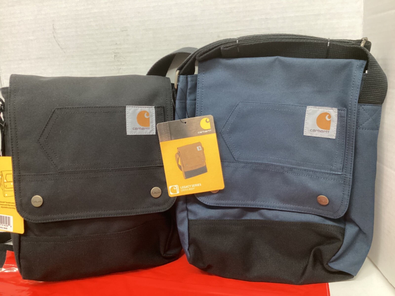 Carhartt Womens's Cross Body Carry All Bag Navy /Black NWT | eBay